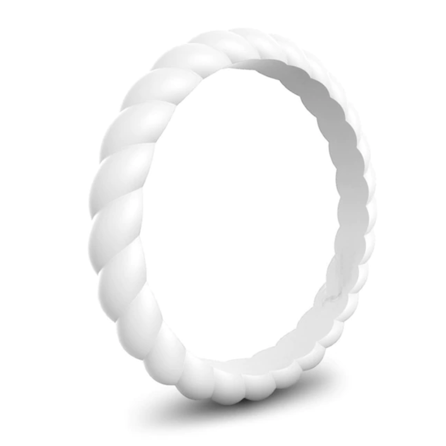 Beautiful Twisted Stackable Silicone Ring Buy Online from Here – Libiti ...